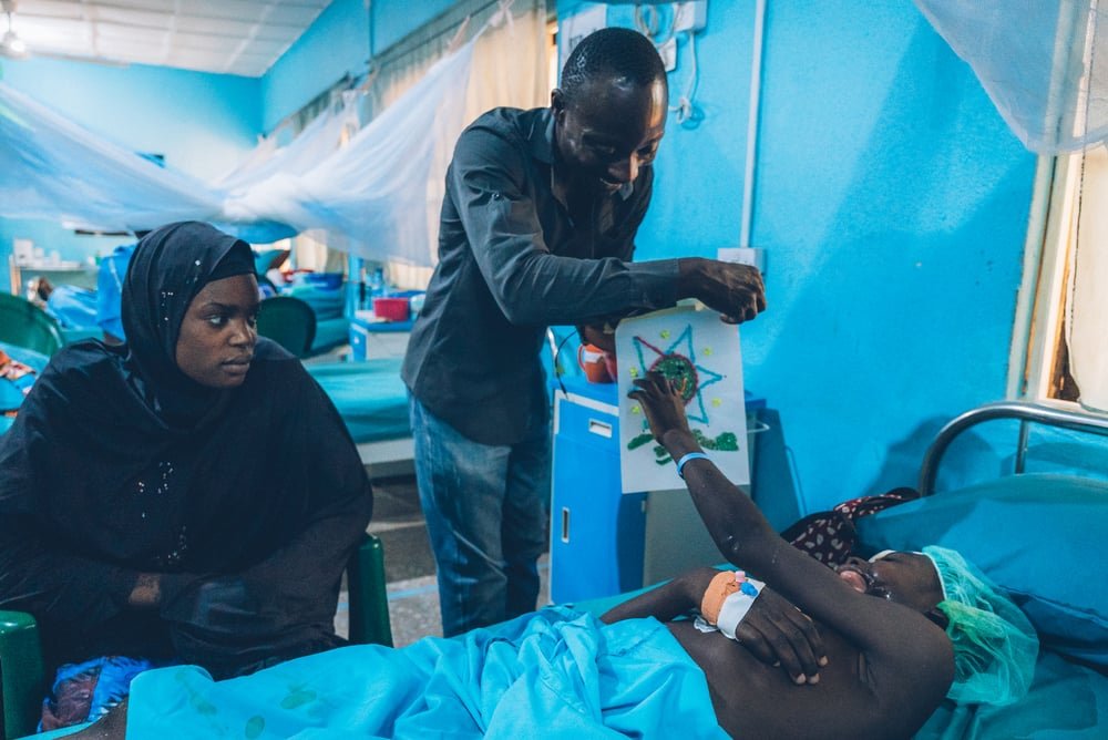 Three survivors of noma, a disease that should no longer exist ...